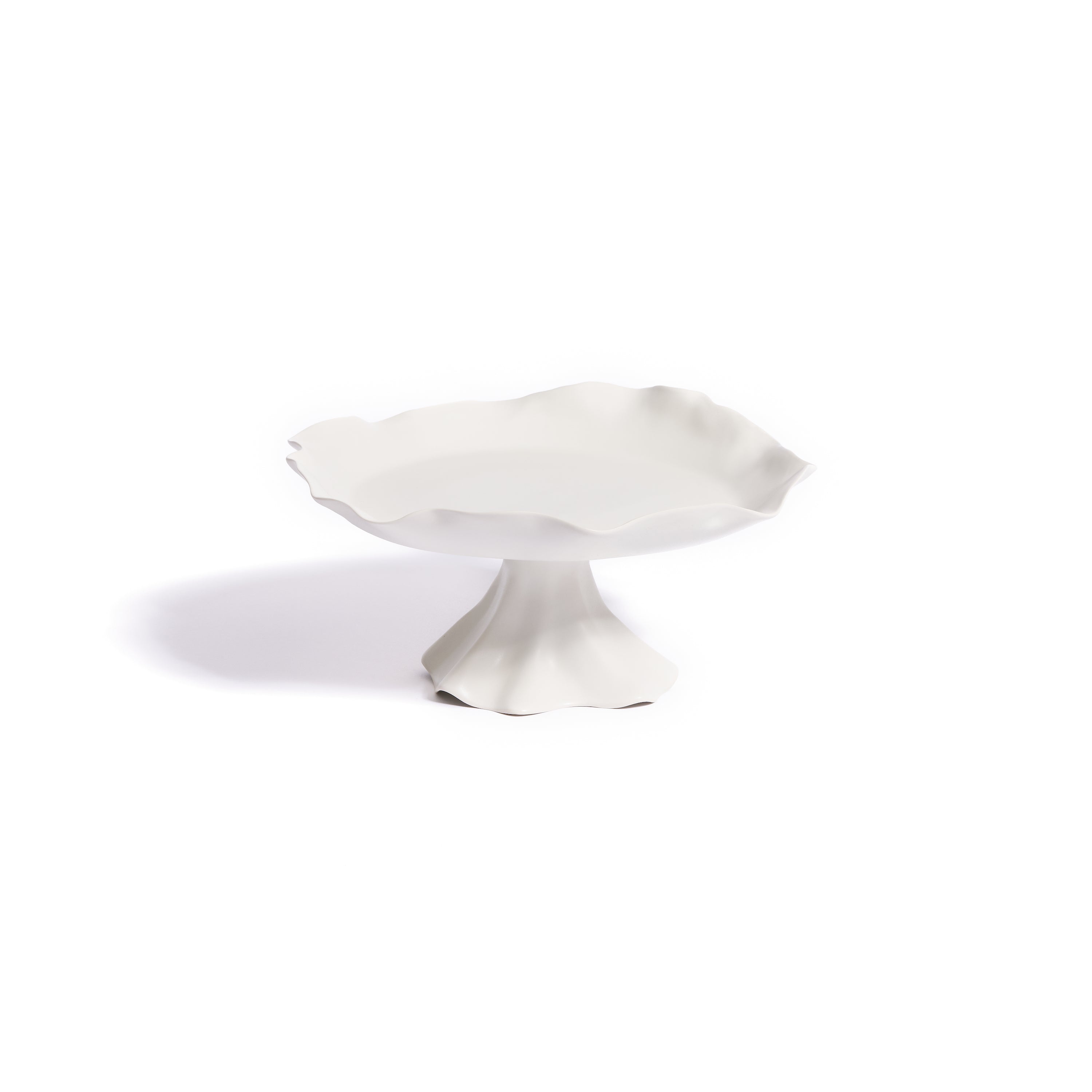 Vellum Fluted Cake Stand | Porcelain Display Stand | dbCeramic – DB CERAMIC