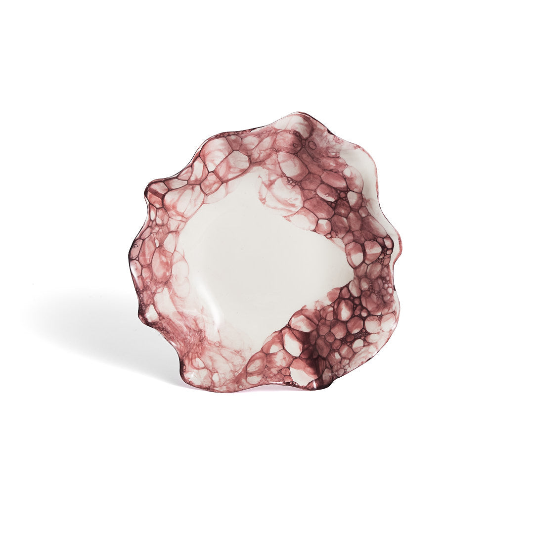Large Burgundy Flow Bowl | Ceramic Serving Bowl | dbCeramic – DB CERAMIC
